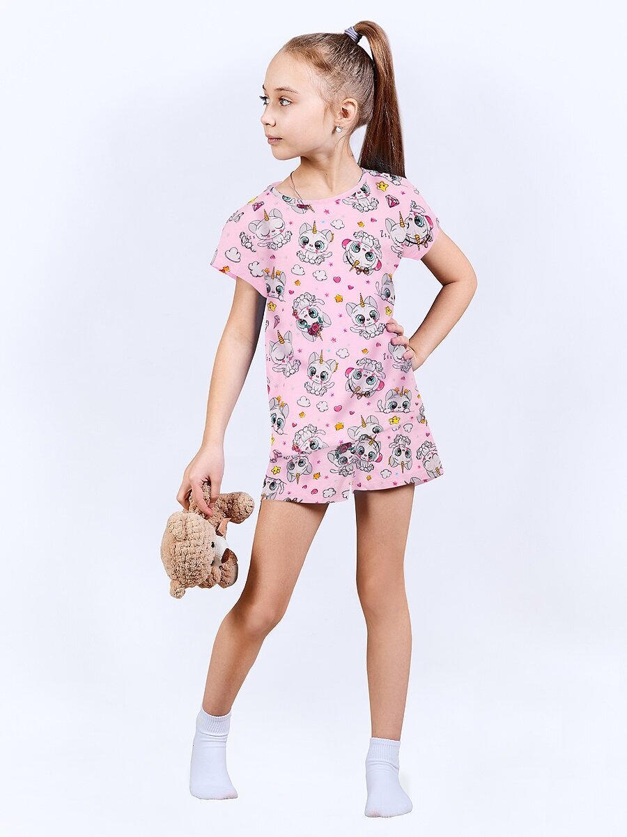 Пижама детская с шортами хлопок