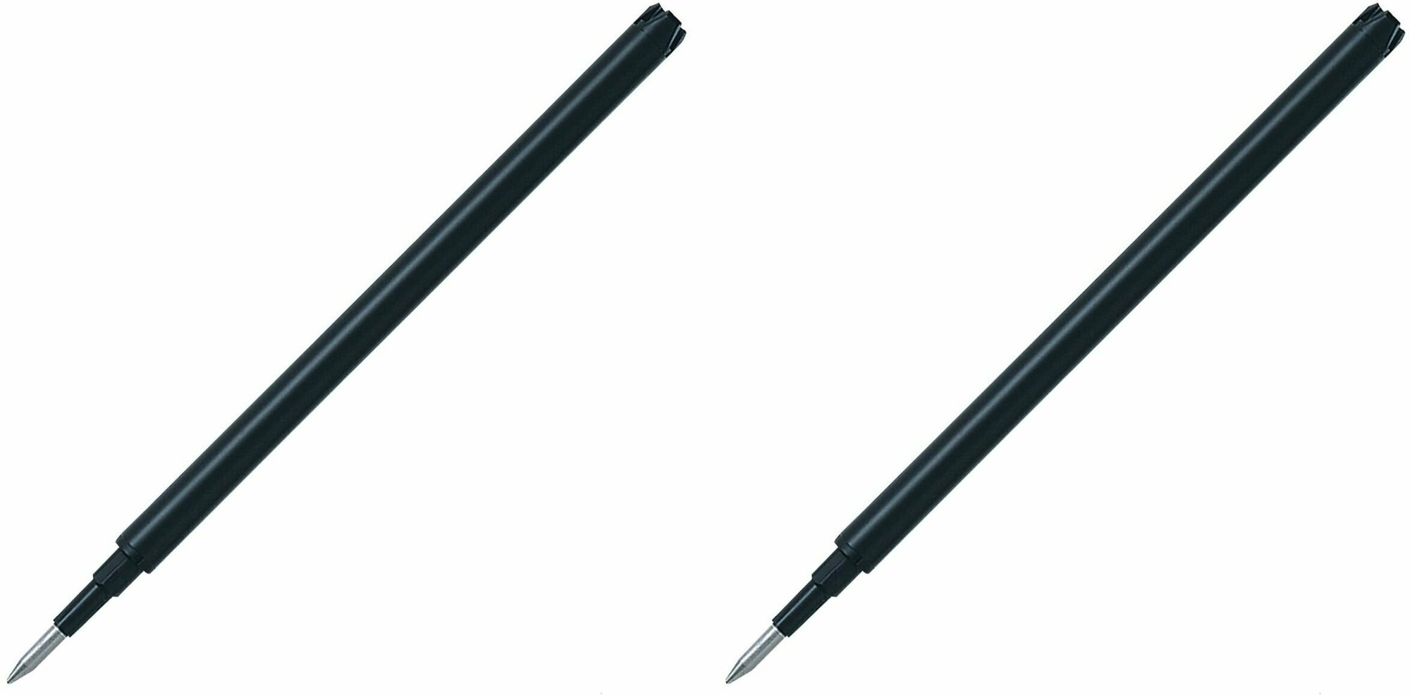 Pilot Стержень гелевый Frixion, черный, 0,35 мм, 111 мм, 2 шт
