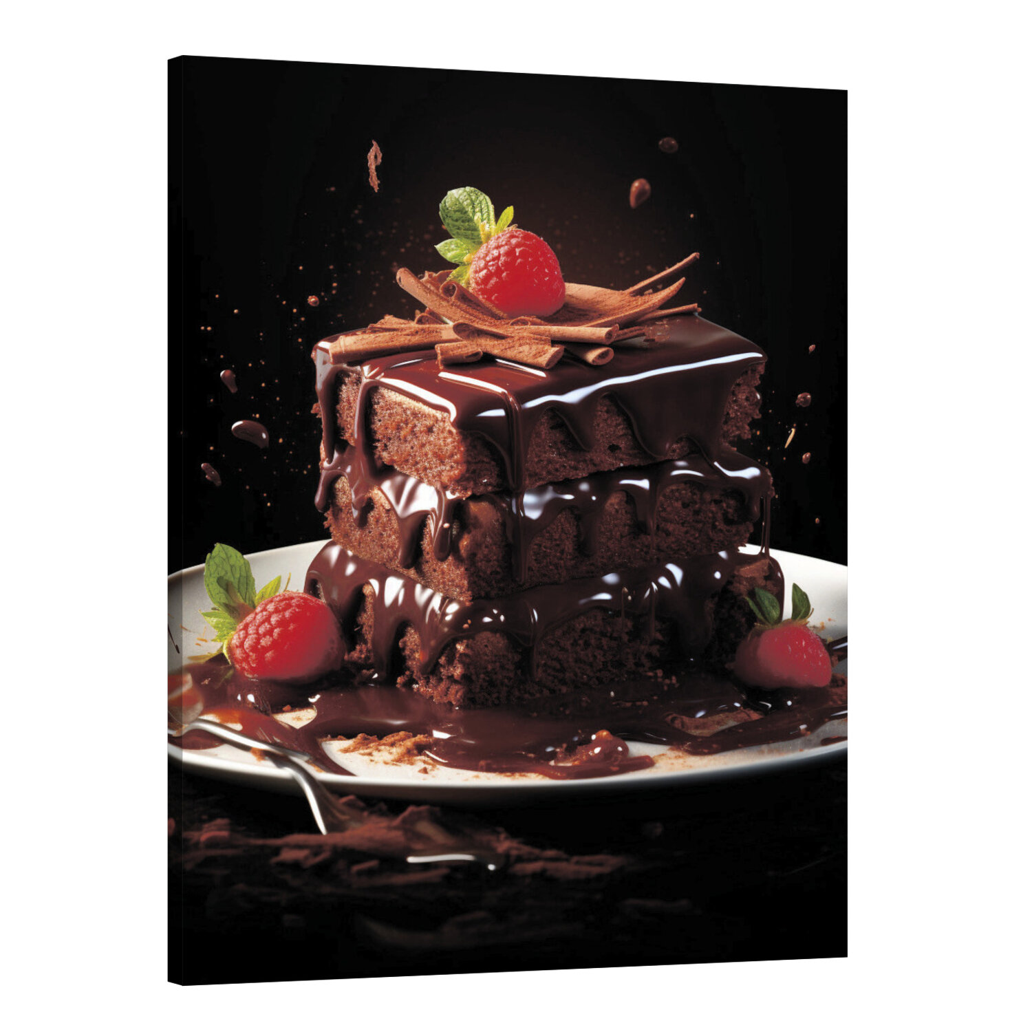 Интерьерная картина 50х70 "Шоколадная мечта"