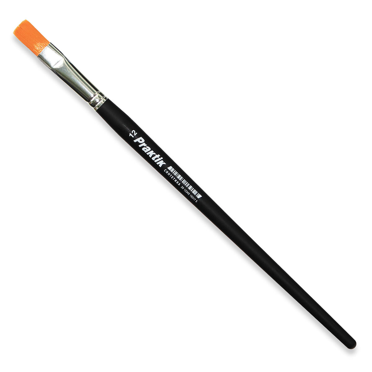 Кисточка для рисования плоская Артком 'Praktik', №12, синтетика, СПХ-15016