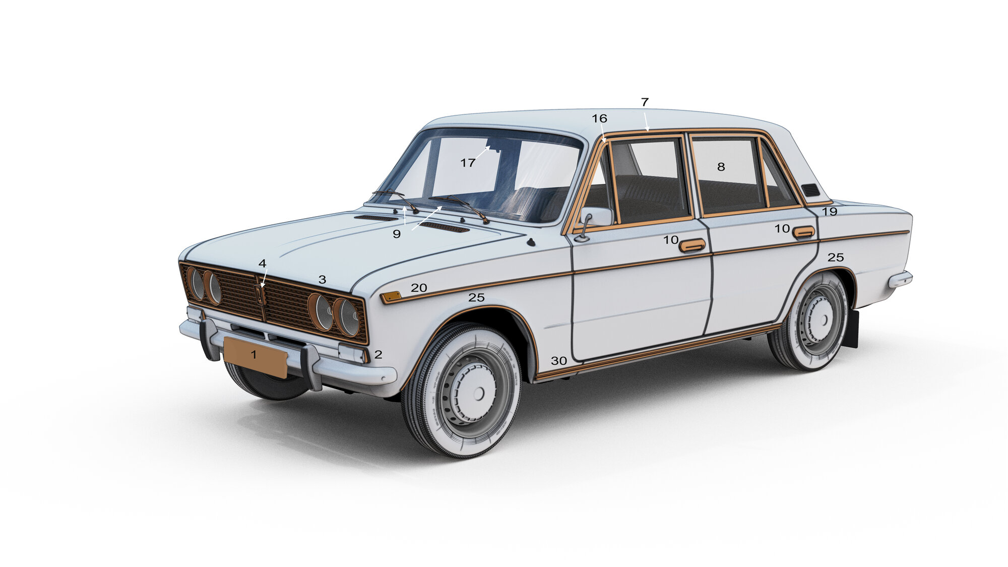 Сборная модель "Спецавтомобиль - 2103" — фото 1