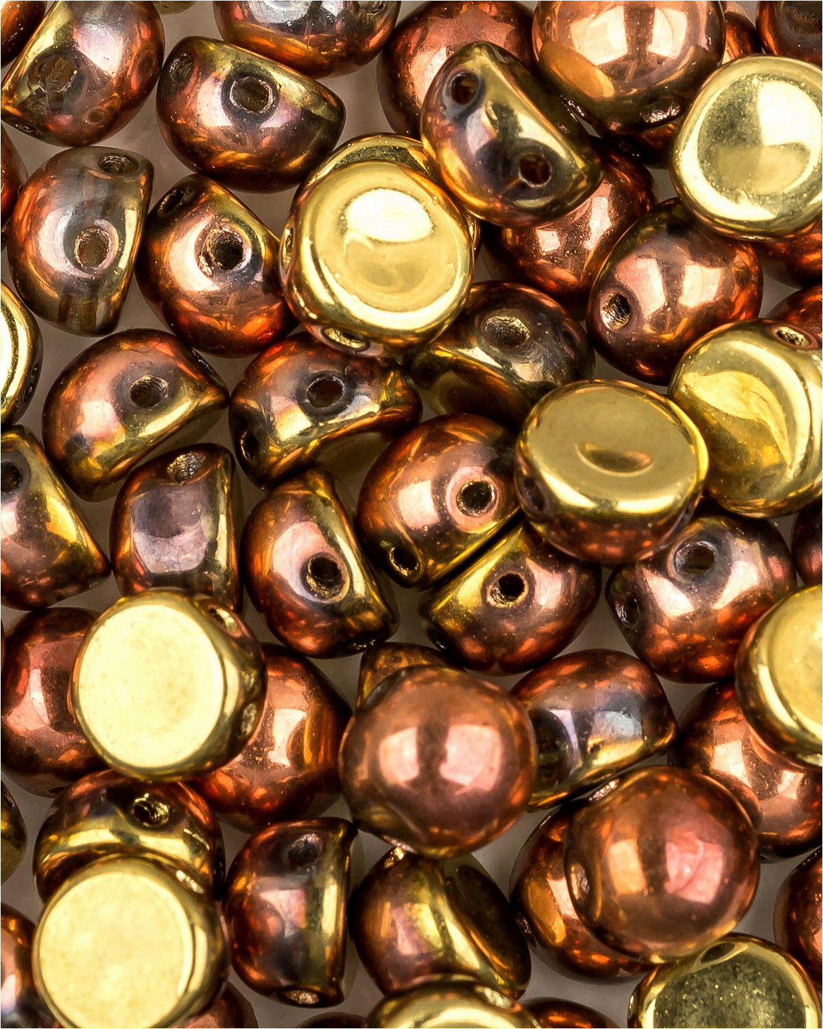 Cabochon bead Чехия - cтеклянные бусины, 6 мм, цвет Crystal California Gold Rush, 10 шт.