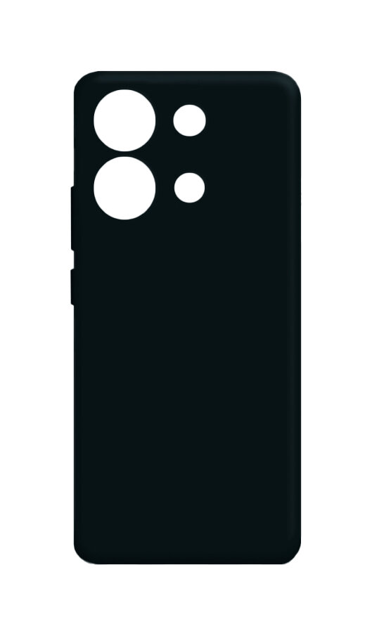 Чехол-накладка Borasco Silicone Case для смартфона Xiaomi Redmi Note 13 Pro 4G, черный