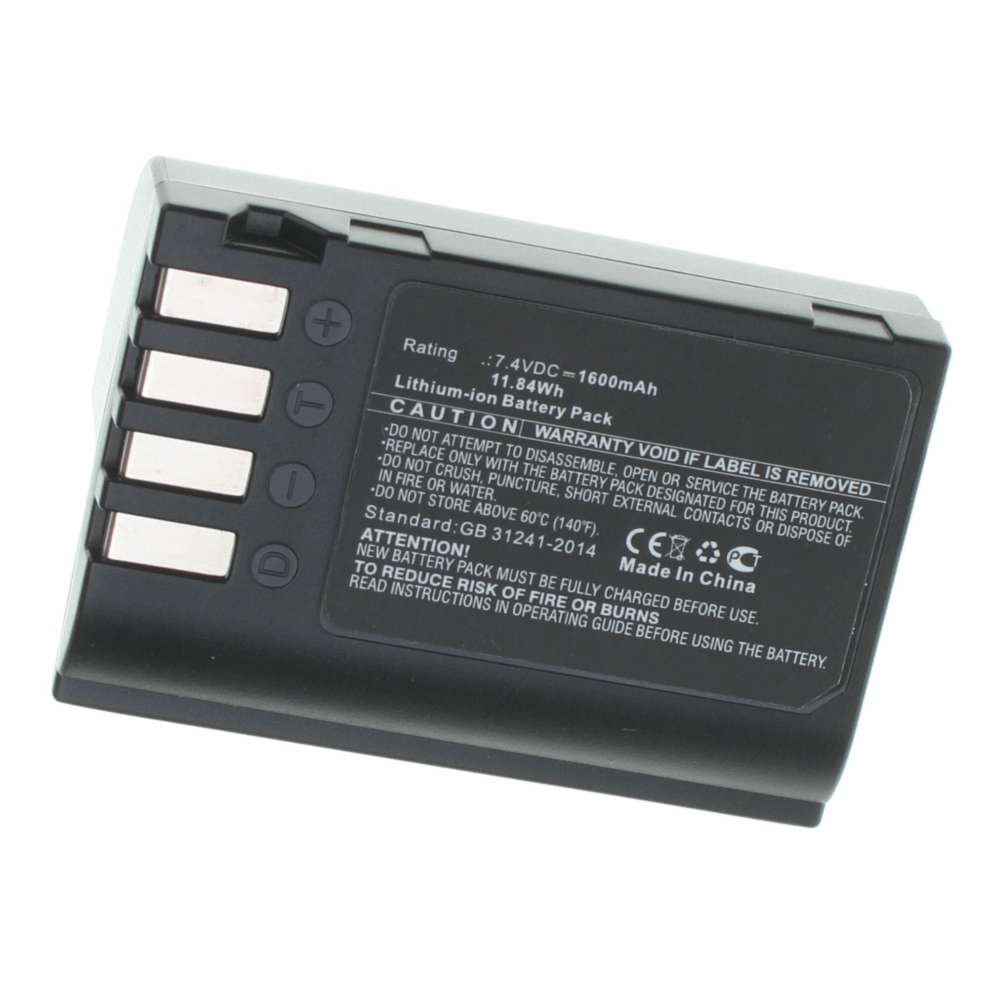 Аккумуляторная батарея 1600mAh, для для фотокамер и видеокамер Panasonic Lumix GH5DMW-BLK22