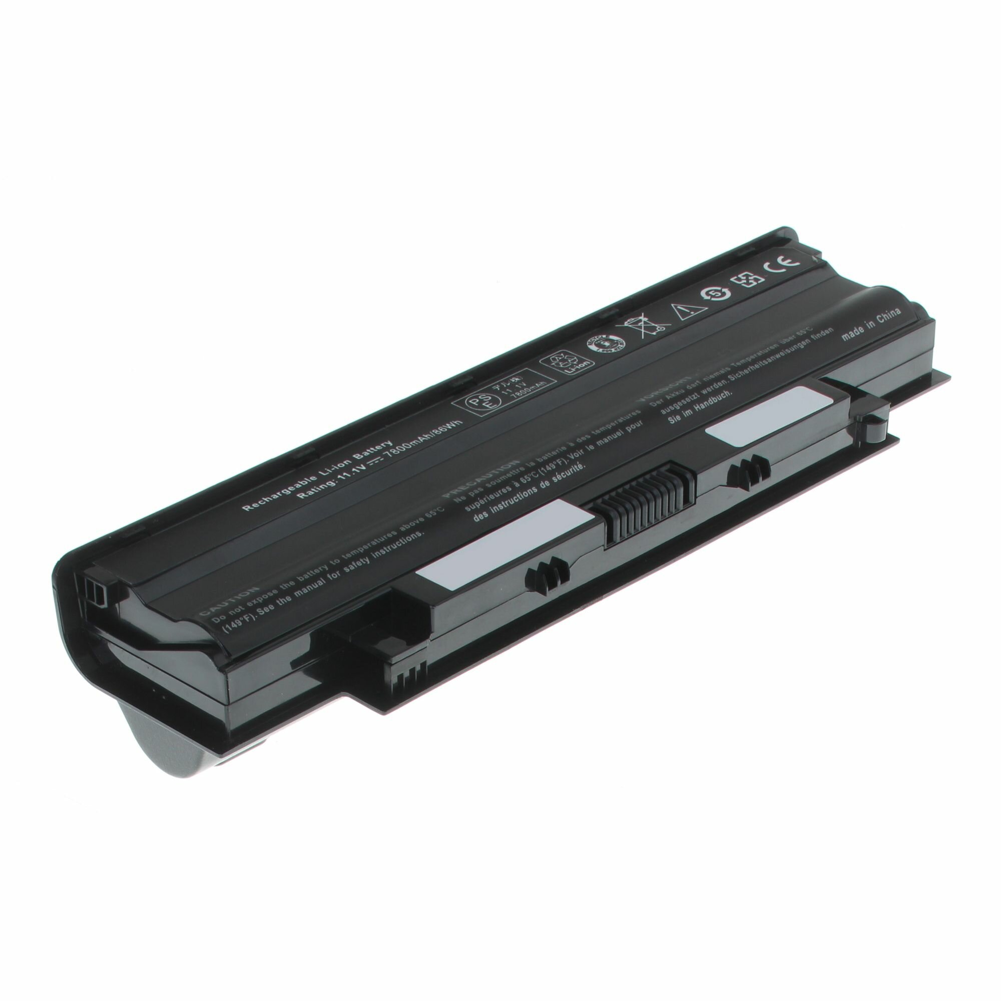 Аккумуляторная батарея iBatt 7800 mAh для ноутбука Dell 312-0233, 9JR2H, J1KND