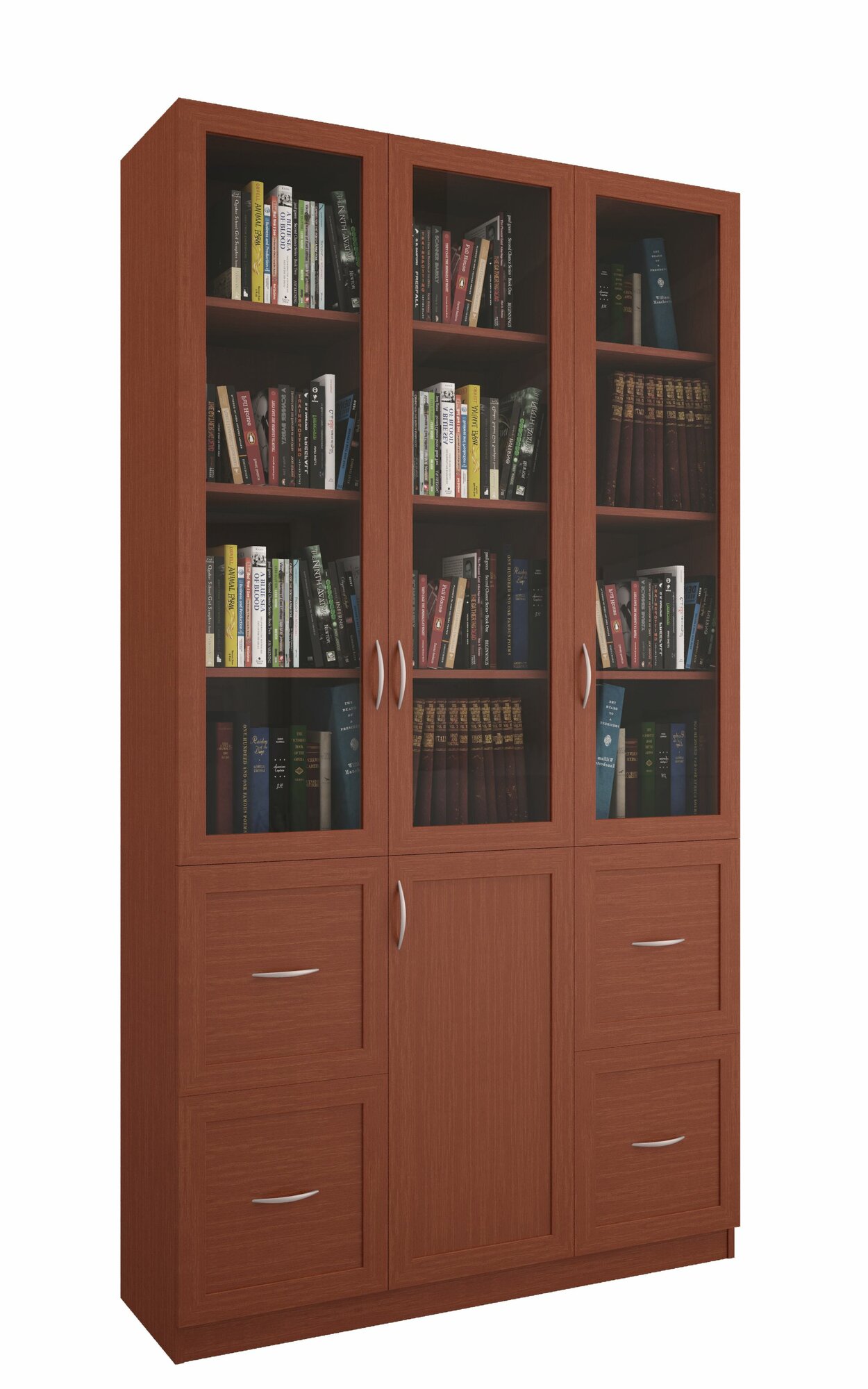 Книжный шкаф "Библиограф 3.5" 120х200х40 Орех мария луиза