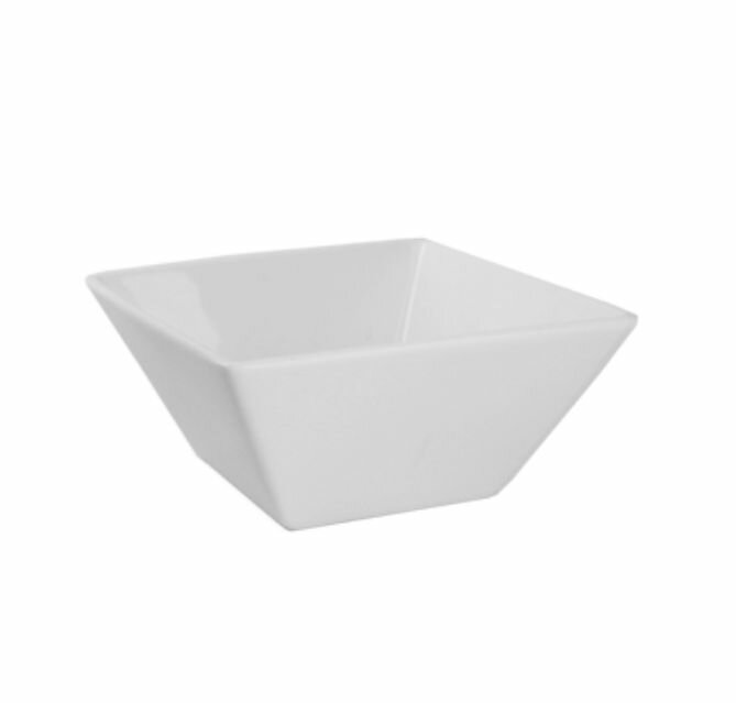 Салатник фарфоровый "Кунстверк" квадратный 500мл 13,7х13,7см