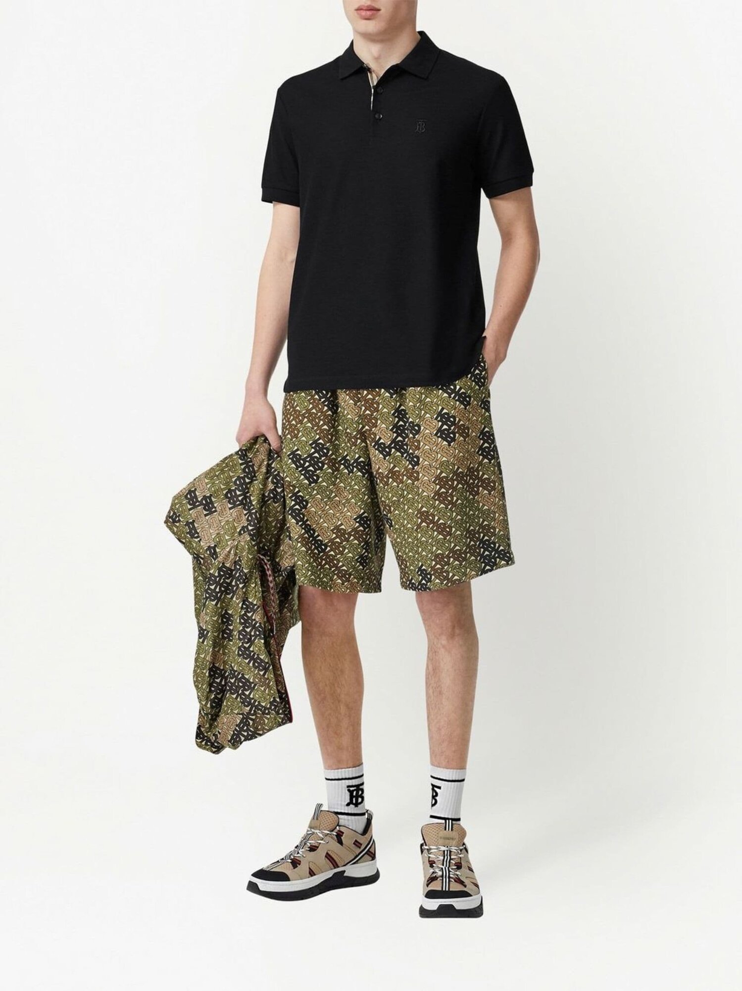 Рубашка BURBERRY, размер 58, black — фото 1