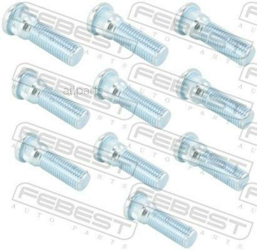 FEBEST 0184-001-PCS10 Шпилька колёсная (10 шт. в упаковке) FEBEST 0184-001-PCS10