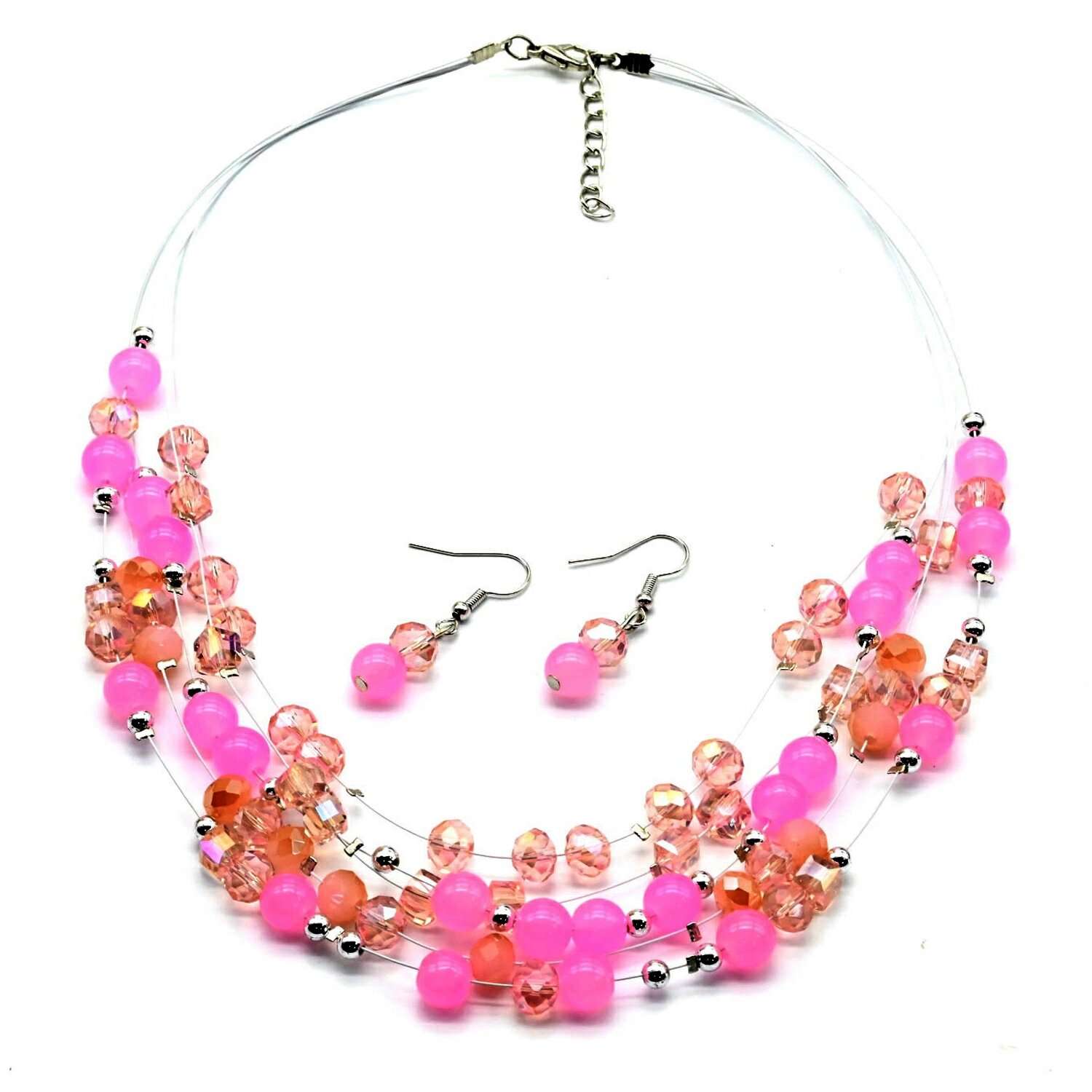 Колье, циркон