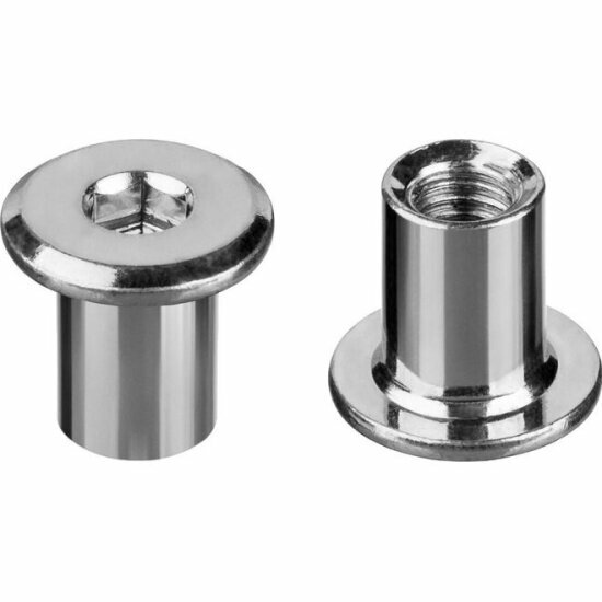 Гайка Эриксона Зубр Гайка Эриксона с плоской головкой, M6x12мм, 5 кг (780 шт), оцинкованная, шест. 5мм, 303770-5