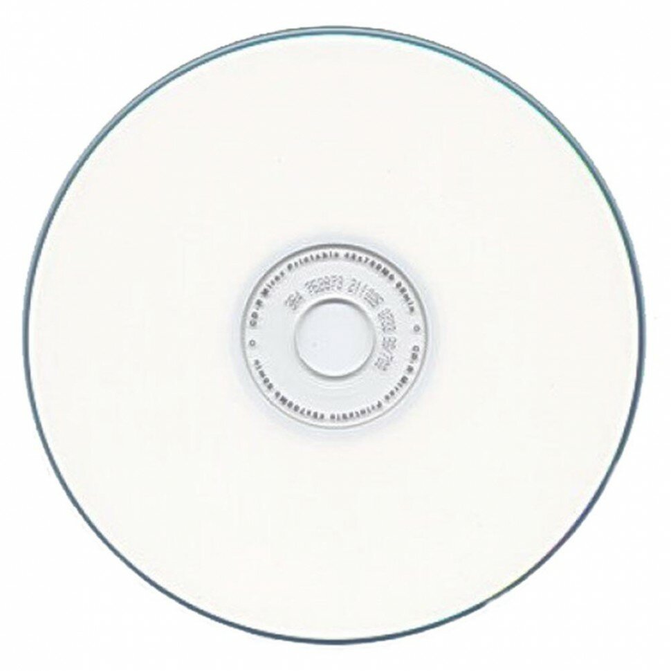 Диск Mirex CD-R printable inkjet 700 Мб 48x Bulk (без надписи 1 шт)