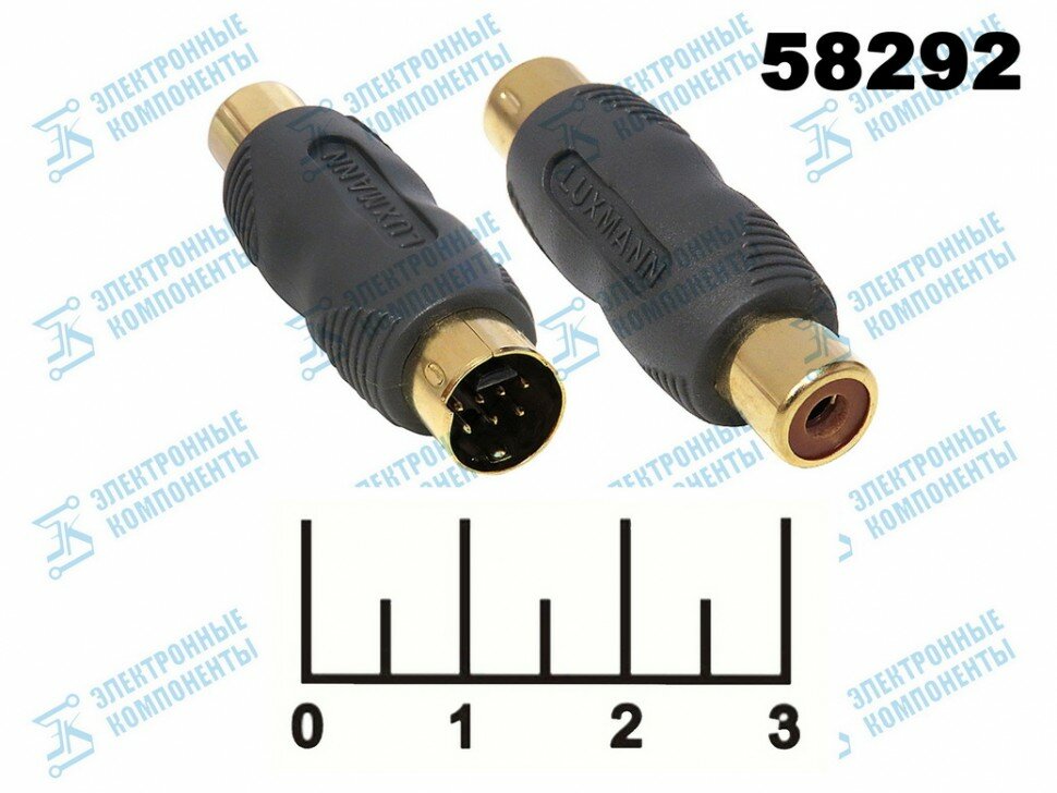 Переходник mini DIN 7pin/RCA гнездо