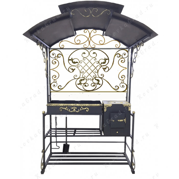 Мангал с печкой «Телец»