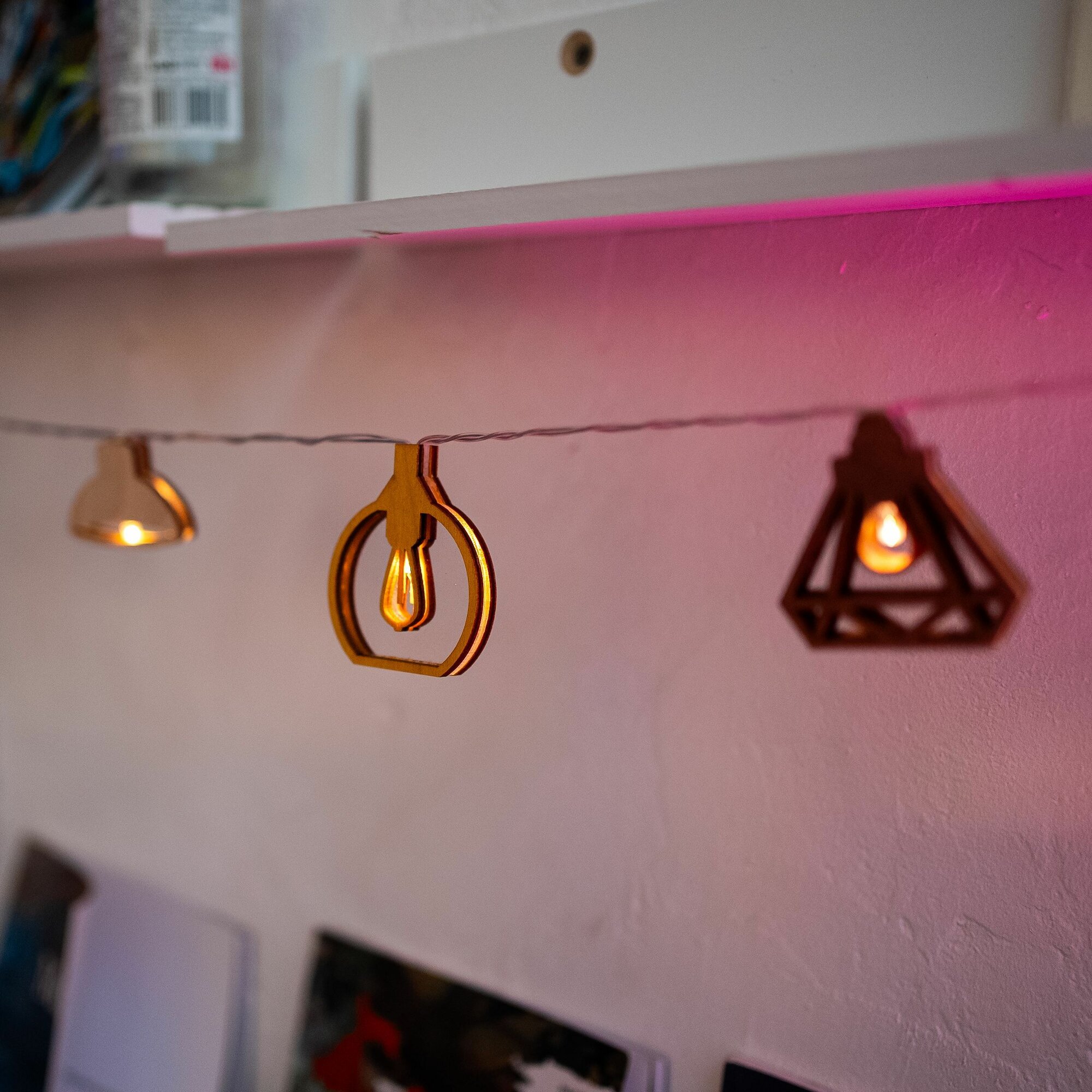 Гирлянда Светильники, 1.5 м, 10 шт, прозрачная