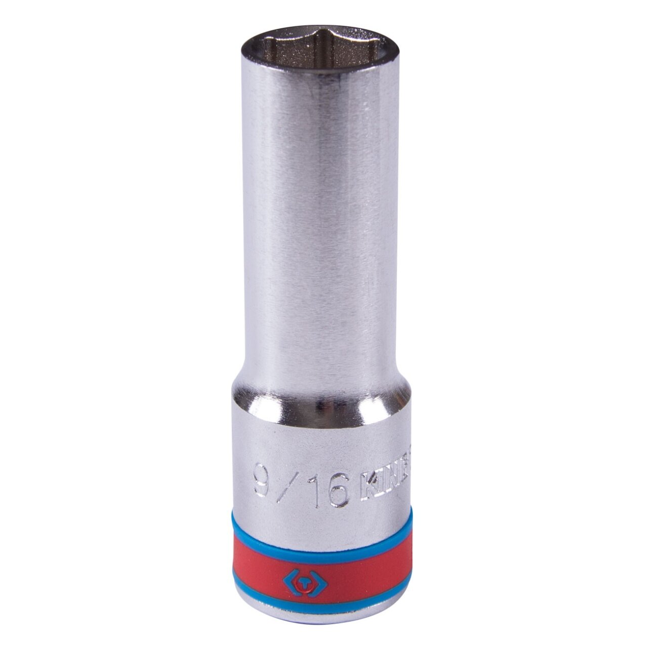 Головка торцевая глубокая шестигранная 1/2", 9/16", дюймовая KING TONY 423518S