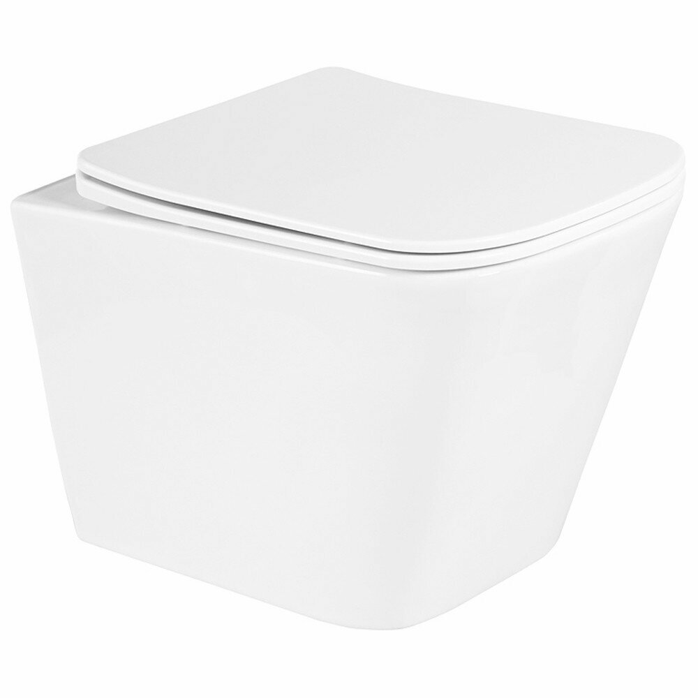 Унитаз подвесной BelBagno Due BB3103CHR/SC безободковый