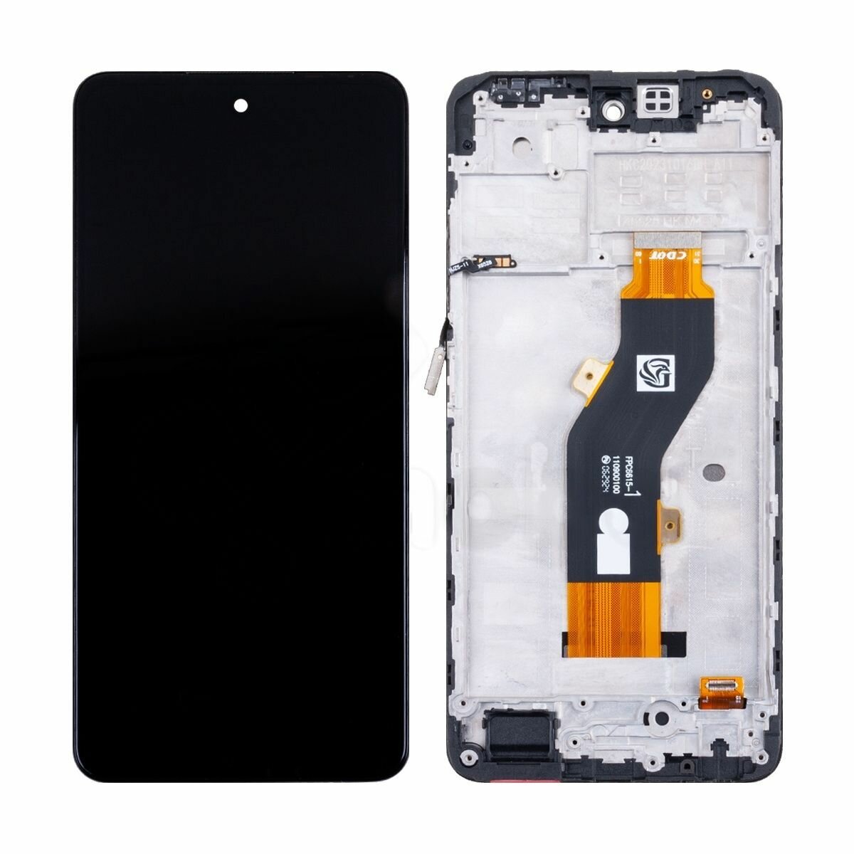 Дисплей для Infinix Hot 40i (X6528B) в рамке премиум (OR)