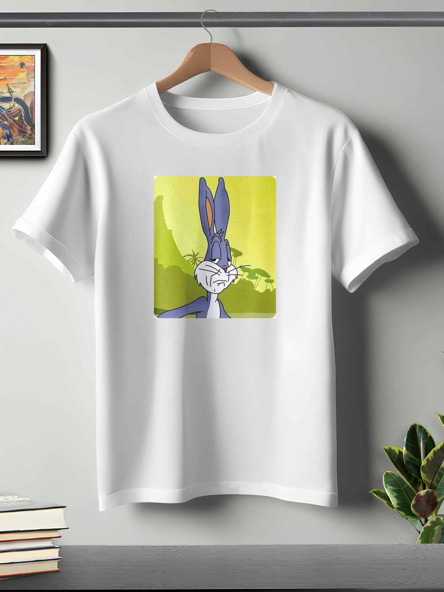 Футболка ONEQ унисекс 46-48 (M) размер с принтом Мемы, белая