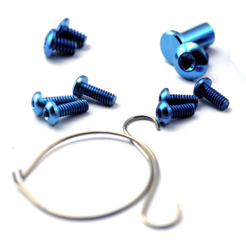 Набор винтов для рукоятки ножа Benchmade Griptilian 551 552 553 титановый сплав 551 Blue set