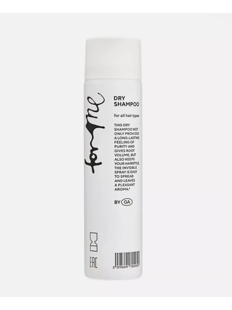 Сухой шампунь FOR ME dry shampoo