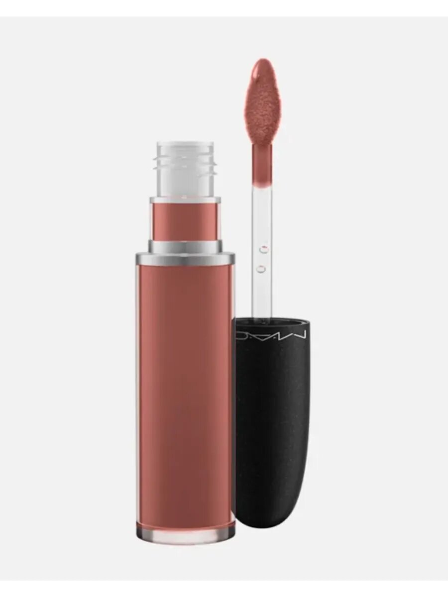 Жидкая помада MAC retro matte TOPPED WITH BRANDY