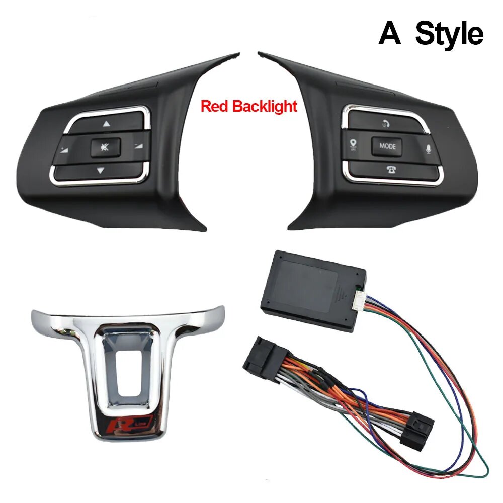 Автомобильный руль, пульт дистанционного управления Bluetooth, беспроводная кнопка управления для VW Jetta Golf Polo Passat, многофункциональный переключатель контроллера Style A