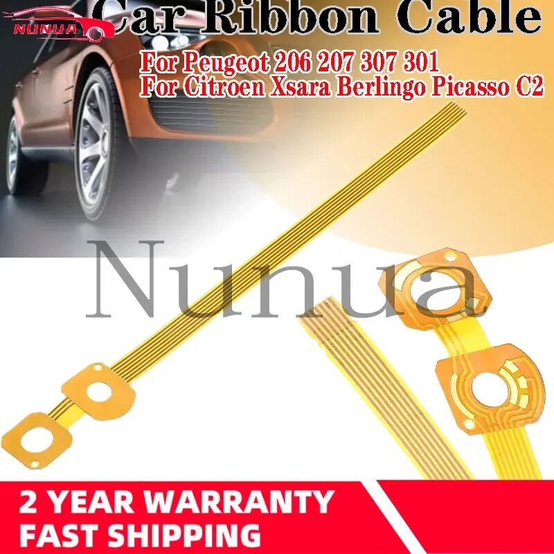1 шт. гибкий ленточный кабель Delphi COM 2000 для переключателя подрулевых команд Peugeot 206, 207, 307, 301, Citroen Xsara, Berlingo, Picasso, C2