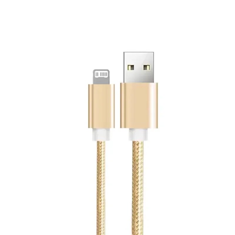 Золотой кабель Apple Lightning 2 м
