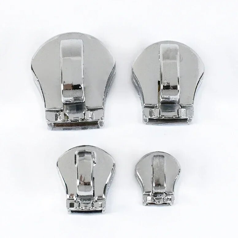 Бегунки для молнии металлические No5 Chrome-ForMetal, набор