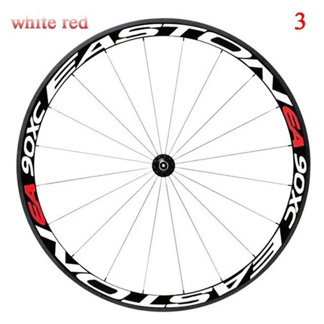 Наклейки на колеса Easton EA90XC, Красный, 3