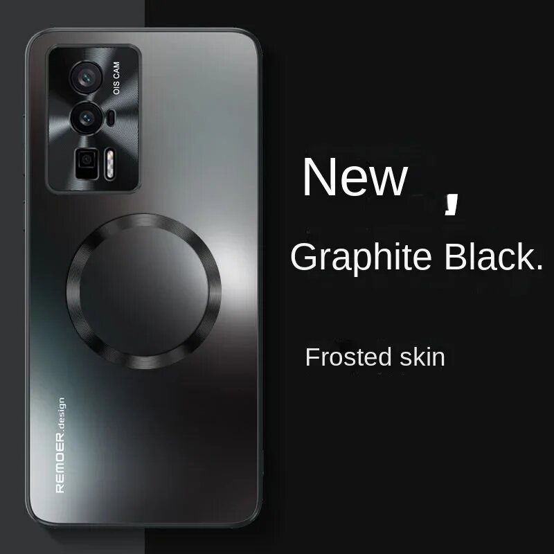 Чехол для Xiaomi POCO F5 Pro, черный, Magsafe