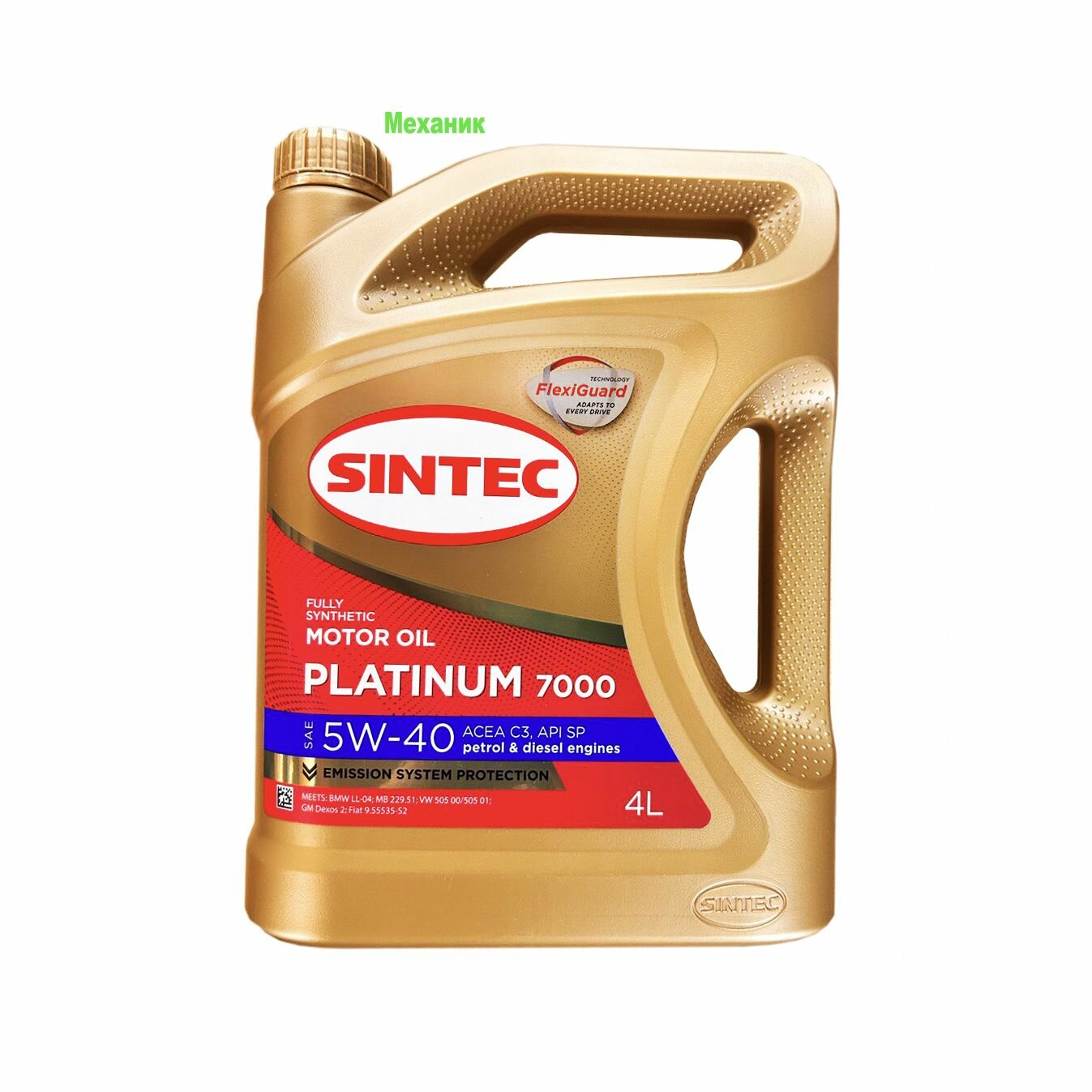 SINTEC PLATINUM 7000 C3 5W-40 Масло моторное, Синтетическое, 4л
