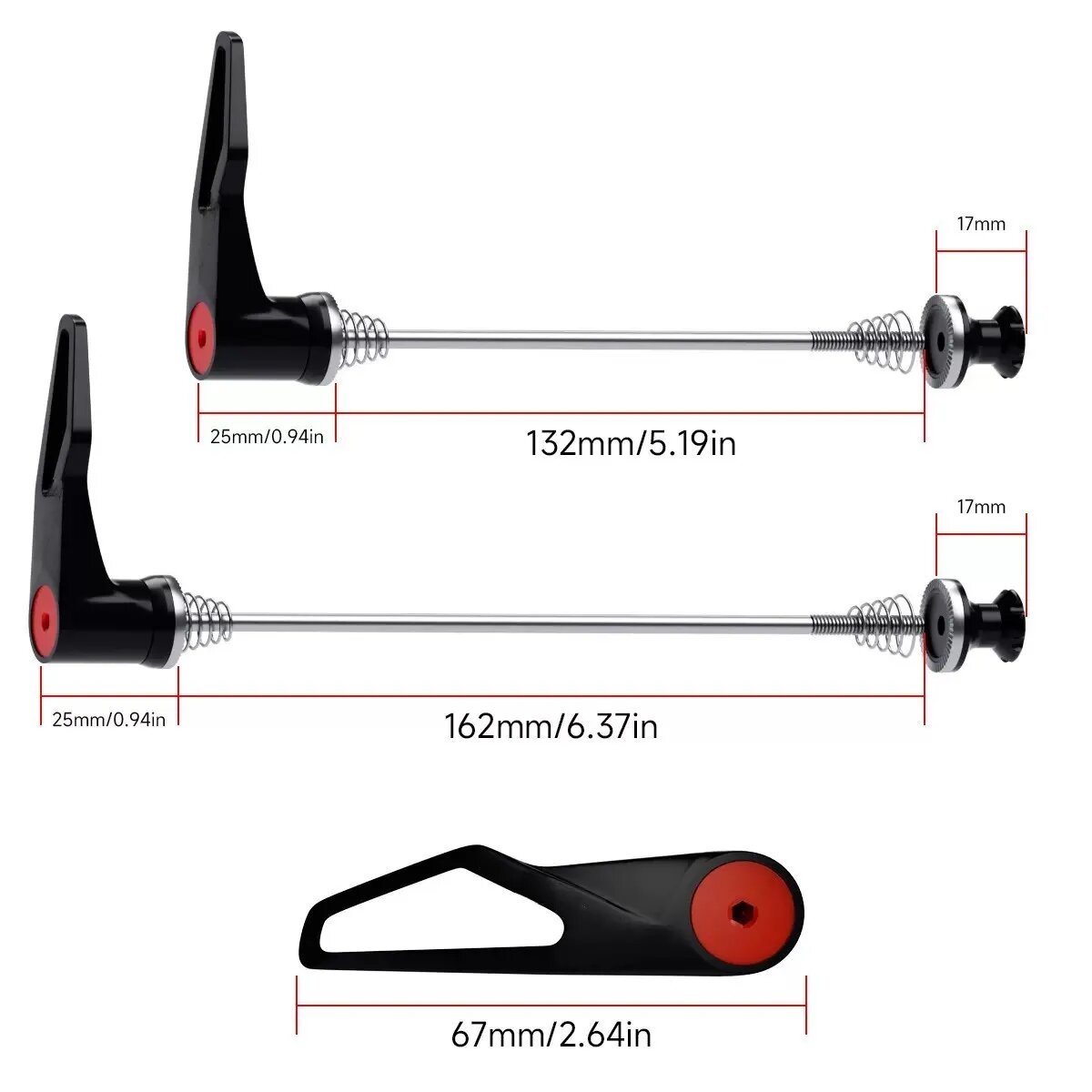 Swift MTB Road Титановые эксцентрики 100x130/135 мм, Road Bike set