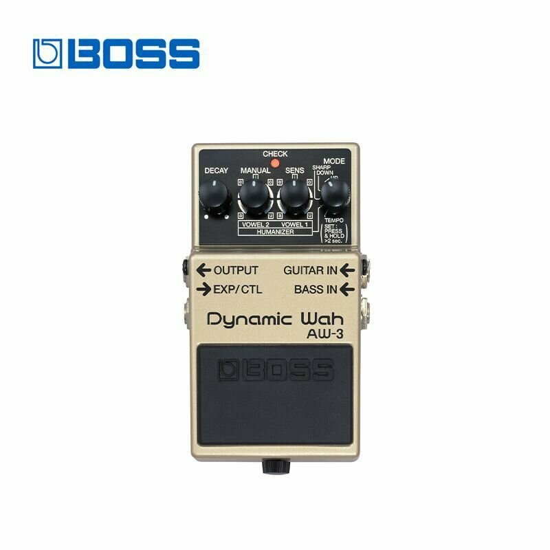 BOSS AW-3 Dynamic Wah педаль эффектов Профессиональная электрическая гитара Аксессуары для баса