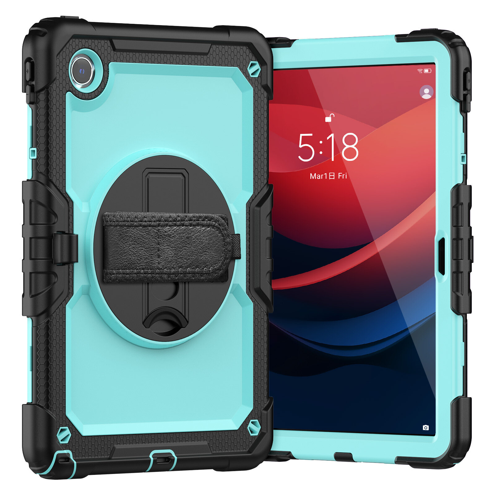 Чехол-кронштейн Huakoda K11, силикон, для Lenovo Tab M11 TB330FU