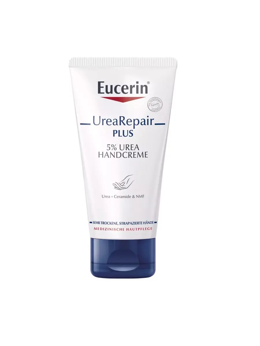 Крем для рук Eucerin "UreaRepair Plus", увлажняющий, 5% мочевина, 75 мл