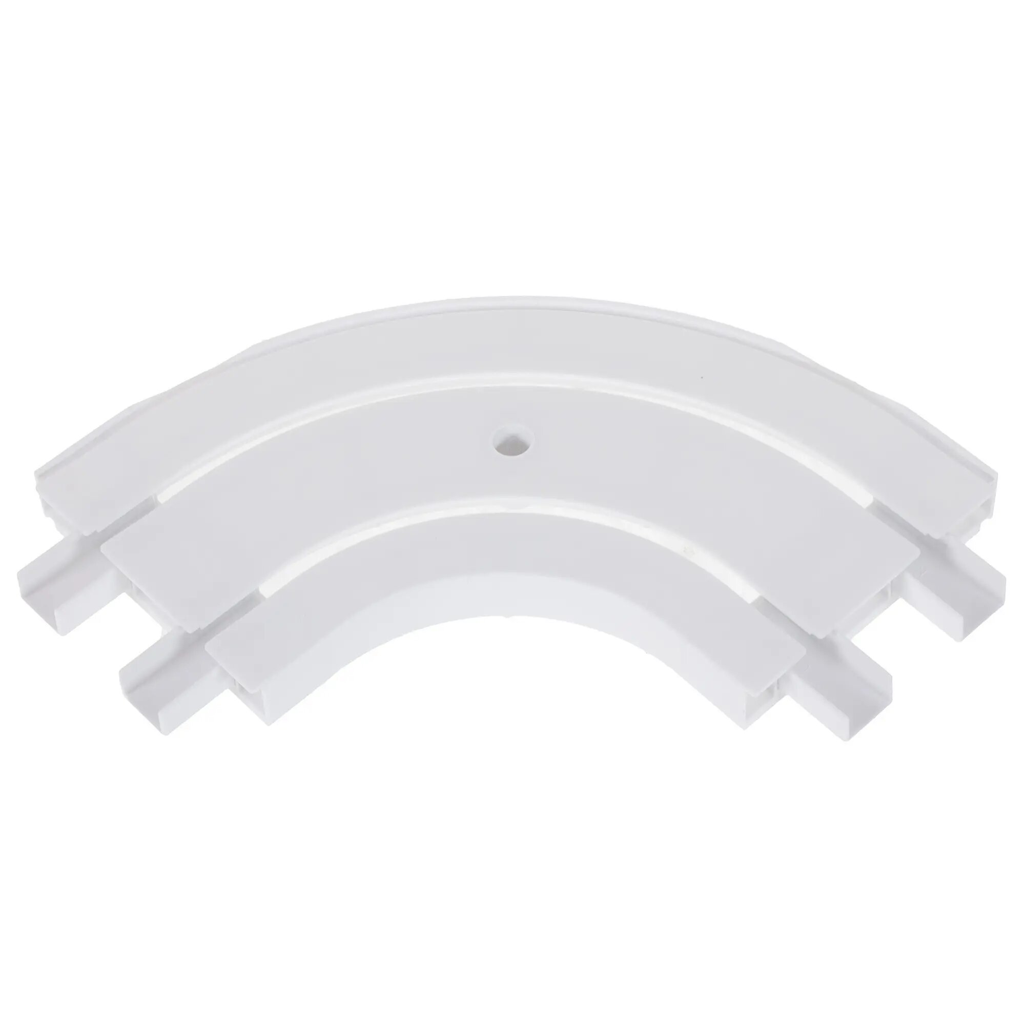 Соединитель поворотный двухрядный Inspire внешний пластик цвет белый