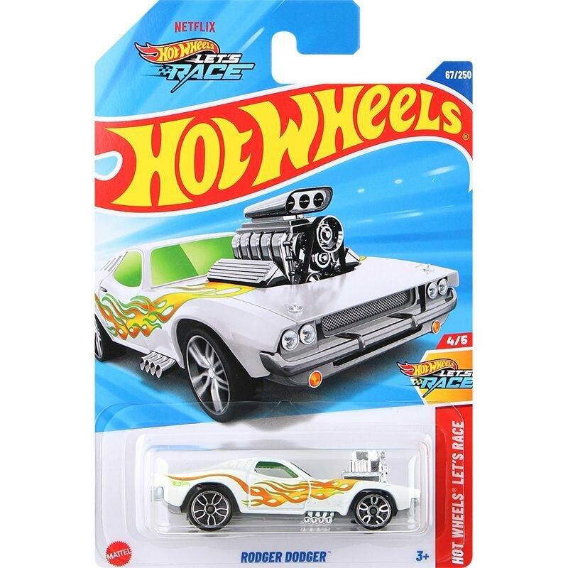 Машинка Mattel Hot Wheels 2025 C4982-Rodger Dodger