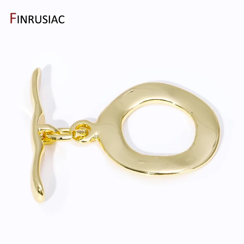 Тогглы для бижутерии FINRUSIAC, 18k позолота, 3 Sets