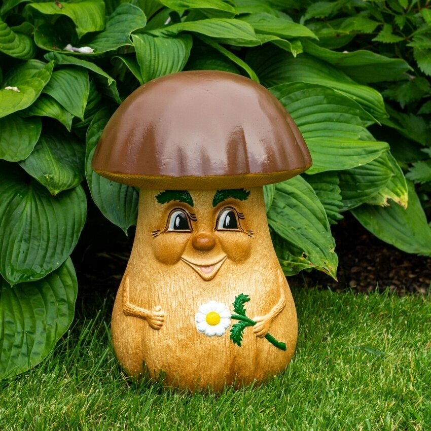 Декоративная фигурка Туендатская сувенирная мастерская "Гриб Ванечка" из пенопласта, 34 см