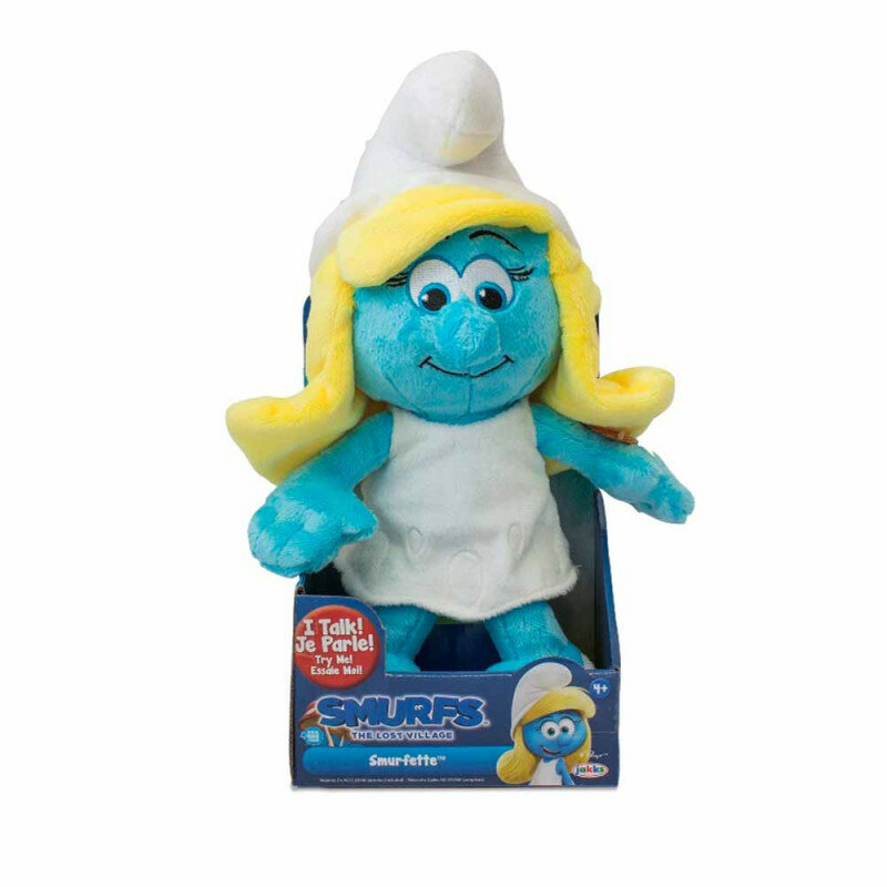 Jakks The Smurfs Mushroom House Theme Pack / Детский набор игрушек Смурфик с мини-куклами, подходящий для подарков на день рождения детям от 4 лет и старше