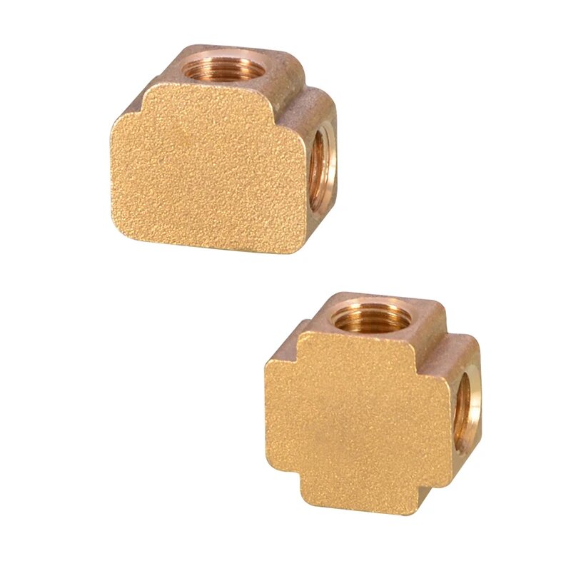Фитинг латунный 1/4" 4 Way