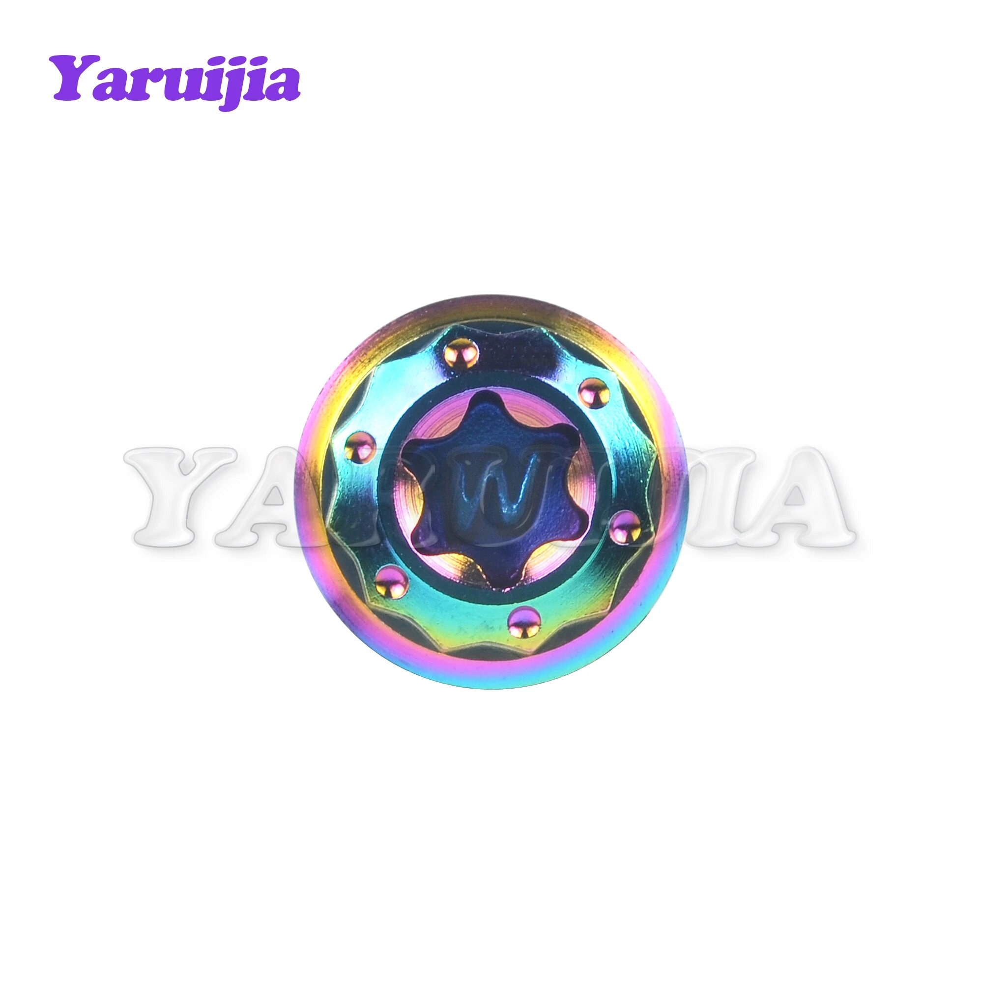 Титановые болты Yaruijia M6/M8x10~80 мм для велосипедов и мотоциклов M6, Rainbow, 10mm