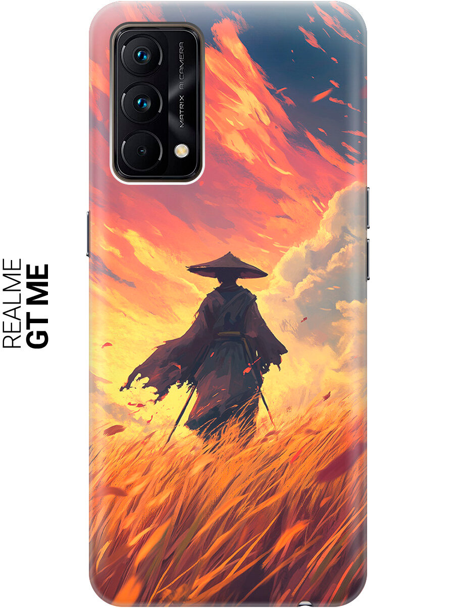 Силиконовый чехол на Realme GT Master Edition с принтом "Ронин"