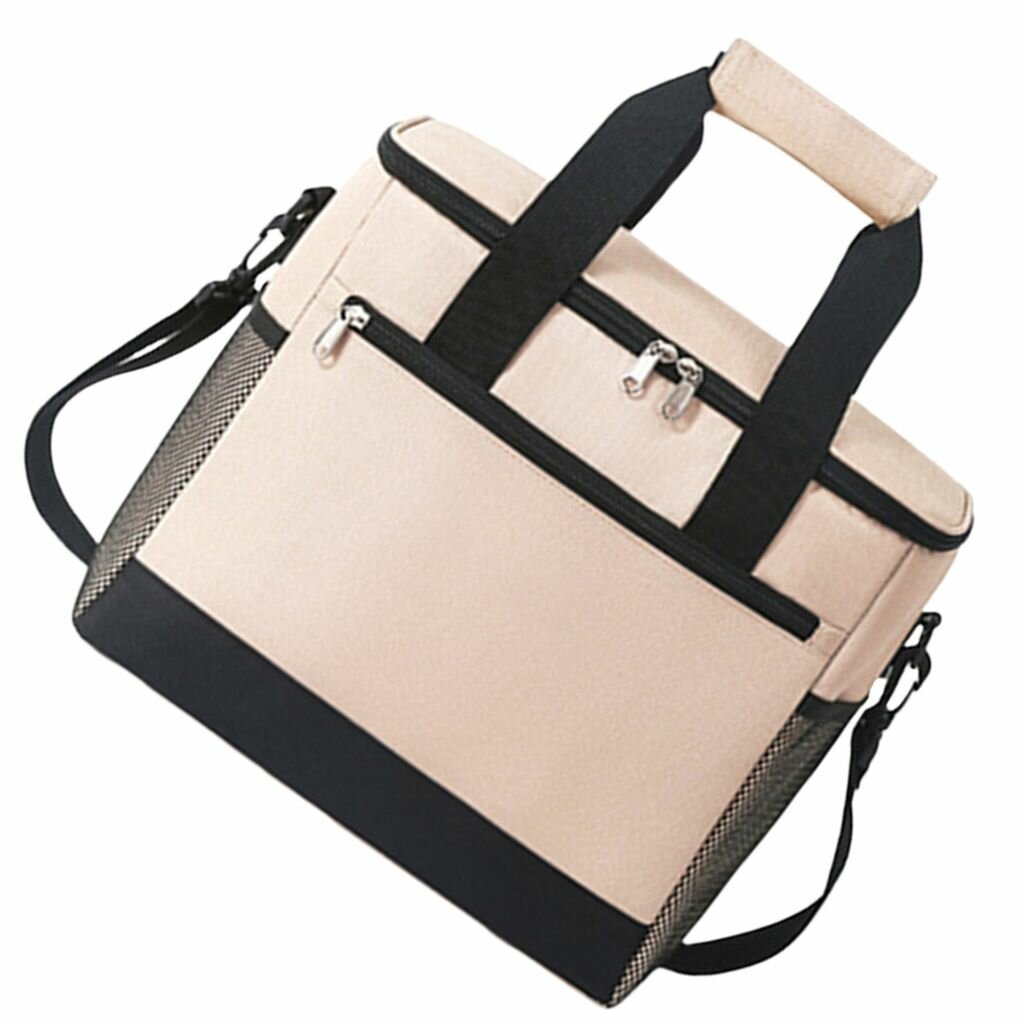 Изолированная сумка-холодильник большой емкости для пикников, кемпинга и активного отдыха. Организованное хранение термосумок обеда на 18 л.