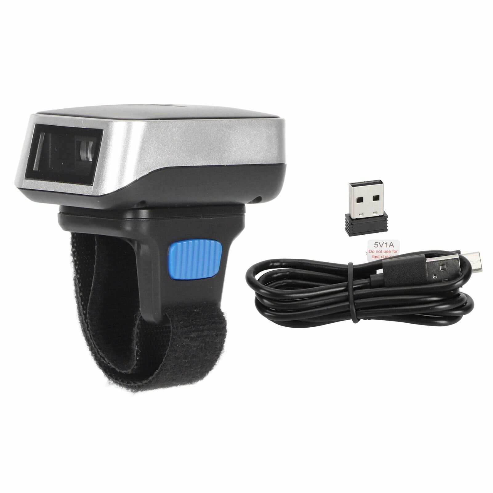 Носимый 1D BT кольцевой сканер 270 3 режима громкая связь для пальца