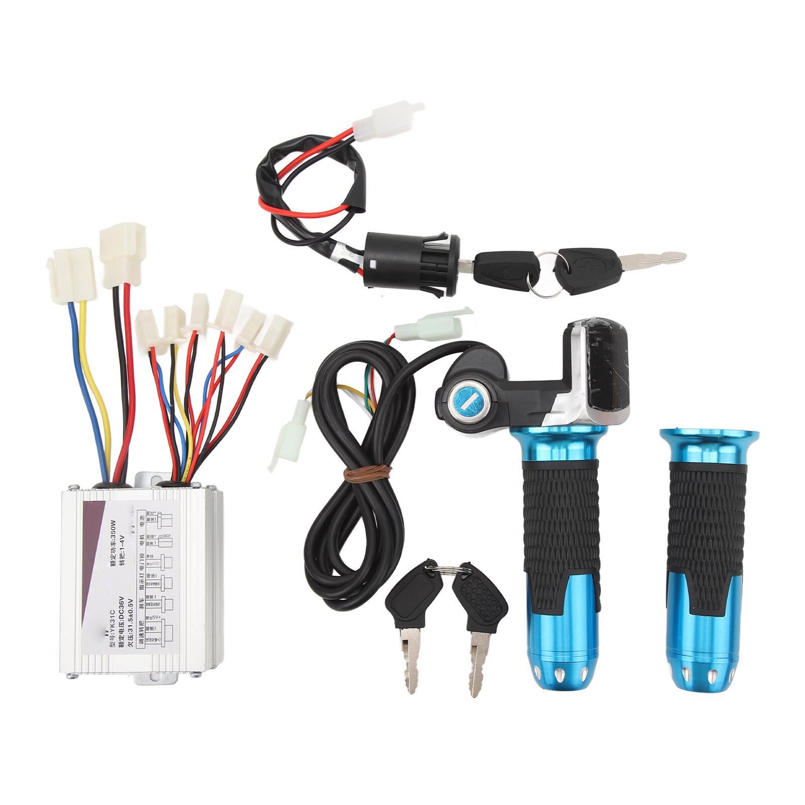 Контроллер скорости двигателя 36 В 350 Вт с квадратным дисплеем, поворотная рукоятка газа с фиксатором для электровелосипеда, трицикла, мотоцикла и модификации.