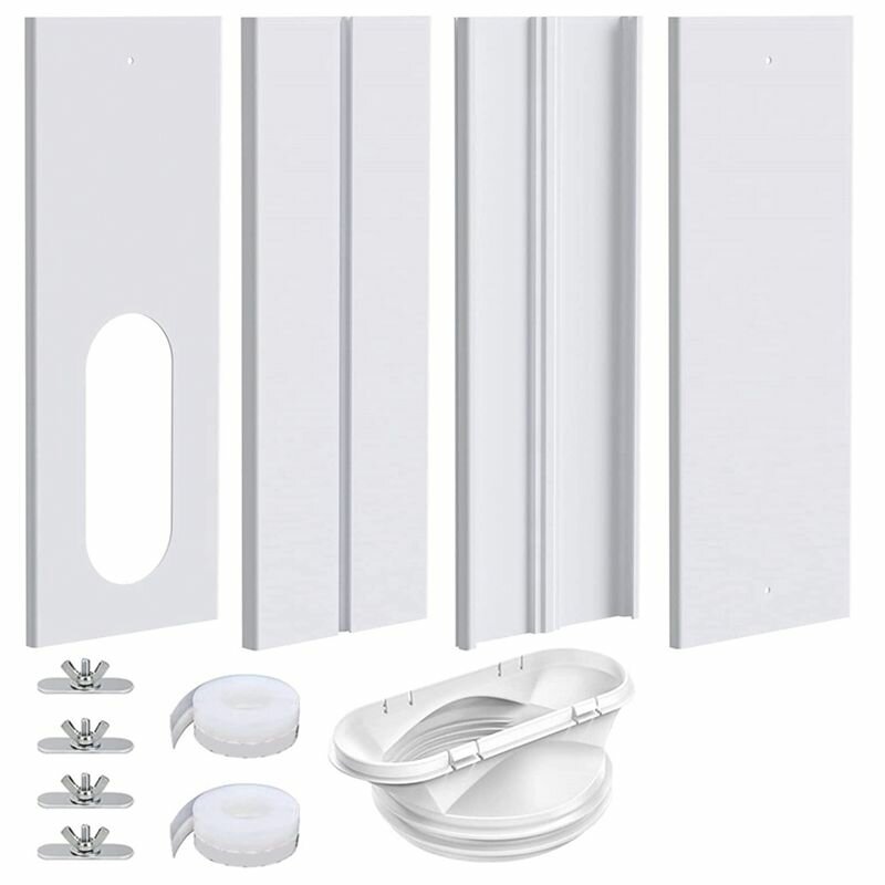 Комплект портативного кондиционера с муфтой 2 в 1, универсальным вентиляционным отверстием окна переменного тока MyPads для шланга диаметром 5,1 / .