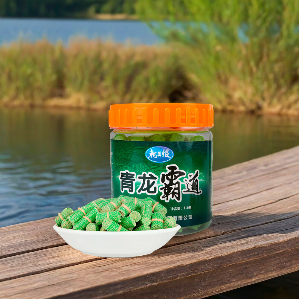 Гранулы Loonva "Зеленый дракон, аромат дыни" банка 110г